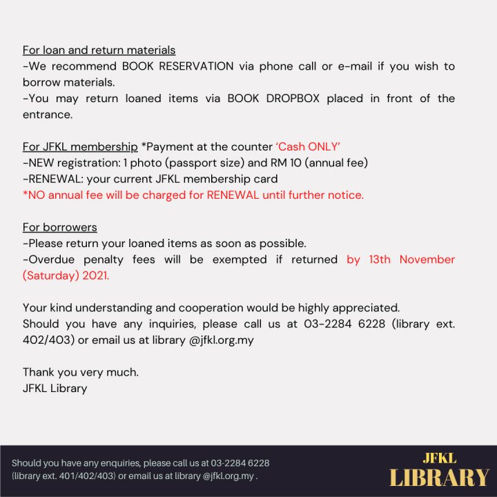 JFKL Library – JFKL